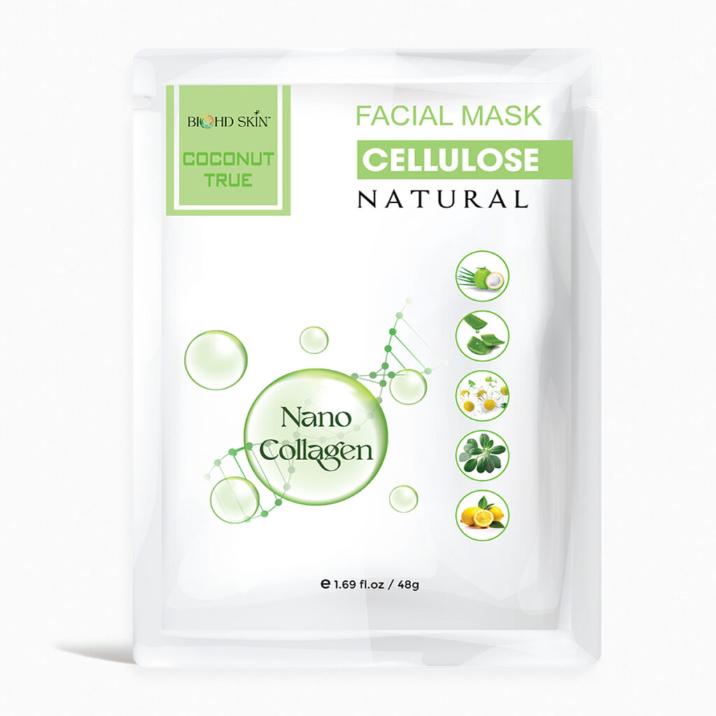 BIOHD Skin - Premium Coconut True Cellular Facial Sheet Mask