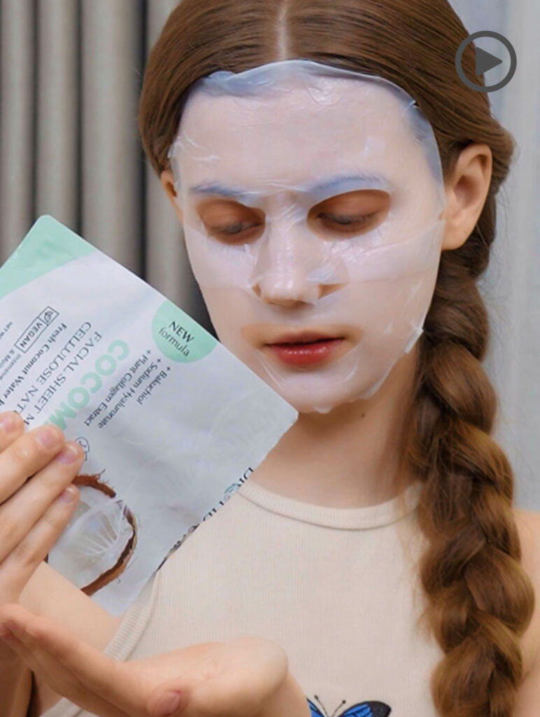 BIOHD Skin - Premium Coconut True Cellular Facial Sheet Mask